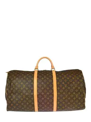 LOUIS VUITTON Keepall 60 Luggage Bag - Brown