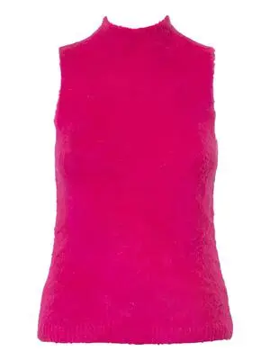 Versace Knitted Sleeveless Jumper - Pink