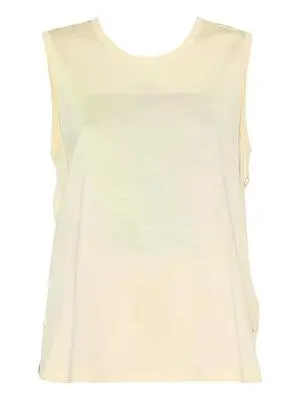 JOSEPH 2023 Jersey Silk Satin Tank Top - Yellow