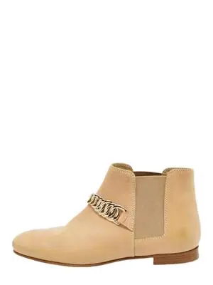 TOD'S Leather Chelsea Boots - Neutrals