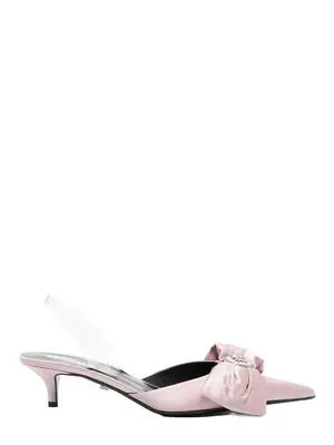 Versace 60mm Bow-detail Pumps - Pink