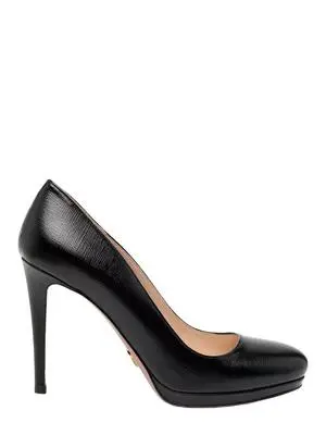 Prada 120mm Saffiano Pumps - Black