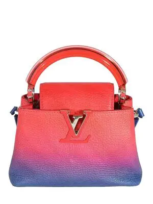 LOUIS VUITTON Mini Capucines Two-way Handbag - Blue