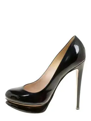 NICHOLAS KIRKWOOD 135mm Leather Heeled Pumps - Black