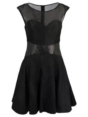 Vintage Panelled Dress - Black