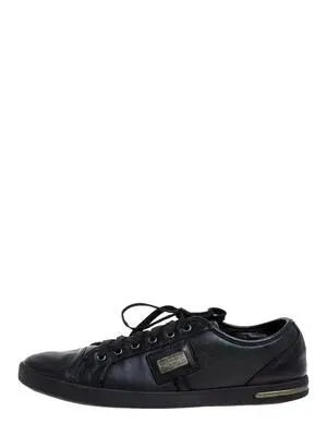 Dolce & Gabbana Logo-plaque Sneakers - Black