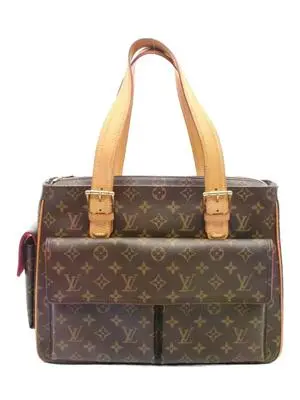 LOUIS VUITTON Multipli Cite Monogram Canvas Tote Bag - Brown