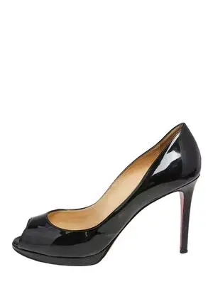 CHRISTIAN LOUBOUTIN 100mm Peep-toe Pumps - Black
