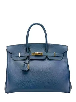 HERMÈS 2002 Togo Birkin Retourne 35 Handbag