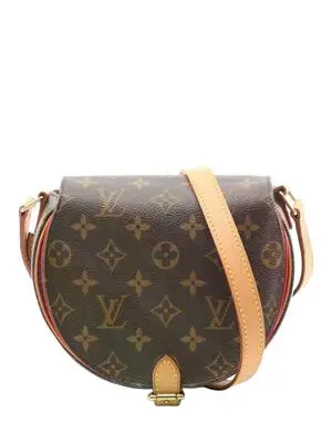 LOUIS VUITTON 2004 Mini Tambourine Monogram Cross-body Bag - Brown