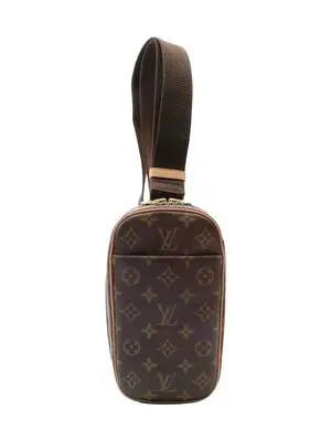 LOUIS VUITTON 2002 Pochette Gange Shoulder Bag - Brown
