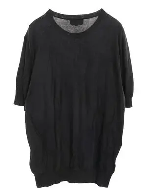 Hermès 2010 Short Sleeve Wool Knitwear - Black