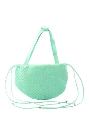 Bottega Veneta 2010s Intrecciato Valve Small Tote Bag - Green