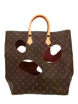 LOUIS VUITTON X Comme Des Garçons Rei Kawakubo Monogram Shopping Bag - Brown