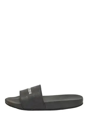 Axel Arigato Logo-print Slides - Black