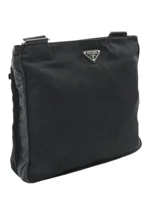Prada 00s Nylon Shoulder Bag - Black