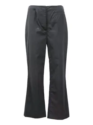 Prada High-rise Bell Trousers - Grey