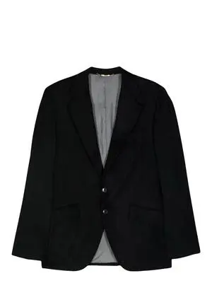 Dolce & Gabbana 2000s Pinstriped Single-breasted Jacket - Black