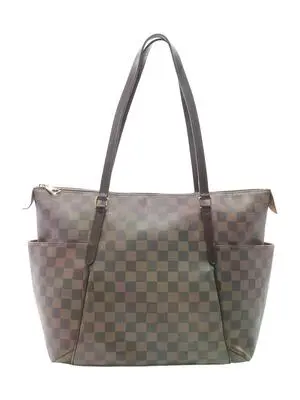LOUIS VUITTON 2015 Damier Ebene Shoulder Bag - Brown