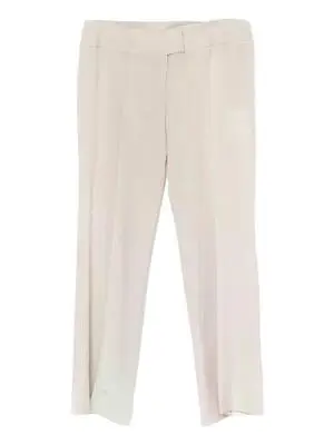 Ter Et Bantine Pressed-crease Trousers - Neutrals