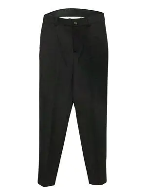 Balenciaga Wool Straight-leg Trousers - Black