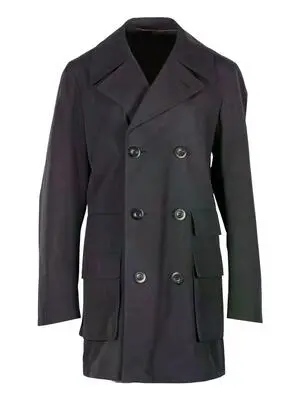 Valentino Garavani Double-breasted Wool Coat - Blue