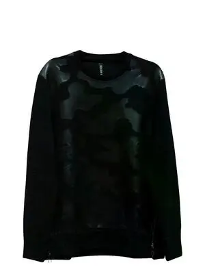 Neil Barrett Camouflage-pattern Patch Sweatshirt - Black