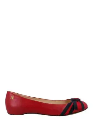 Gucci Bow-tie Ballerina Shoes - Red