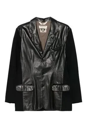 A.N.G.E.L.O. VINTAGE CULT A.N.G.E.L.O. Vintage Cult 2000s Leather-Panel Blazer