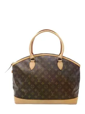 LOUIS VUITTON 2006 Monogram Lockit Handbag - Brown