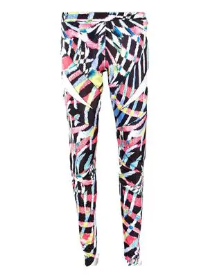 Just Cavalli Abstract-print Trousers - Black