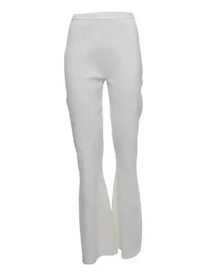 DION LEE Ribbed Trousers - White