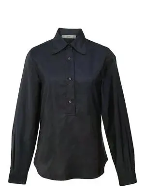 Prada Half Button Shirt - Black