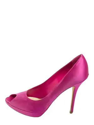 Dior 120mm Leather Heeled Pumps - Pink