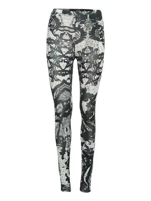 Just Cavalli 2024 Printed Leggings - Black