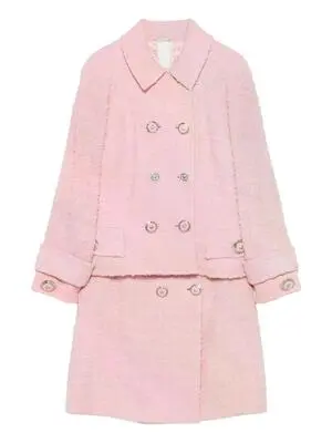 Versace 1990s Bouclé Suit - Pink