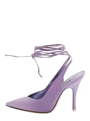 Attico 115mm Lace-up Pumps - Purple