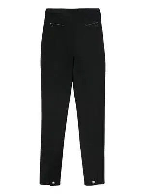 Hermès 1990s Wool Blend Trousers - Black
