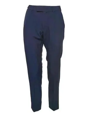 Dolce & Gabbana Virgin Wool Straight-leg Trousers - Blue