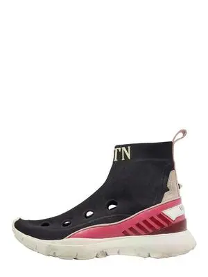 Valentino Garavani Perforated Slip-on Sneakers - Black