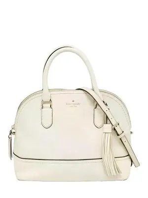 Kate Spade New York Leather Tote Bag - White