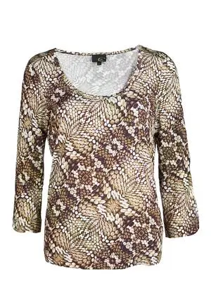 Just Cavalli Animal-print Top - Brown