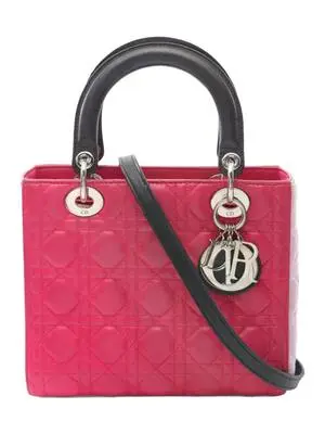 Dior 2000s Cannage Lady Handbag - Pink