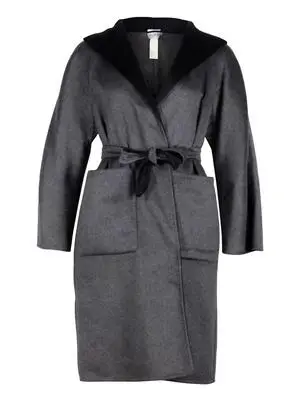 Max Mara Reversible Lilia Cashmere Coat - Grey