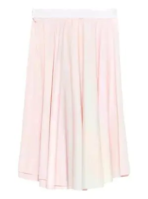 Prada 2000s Stretch-cotton Skirt - Pink