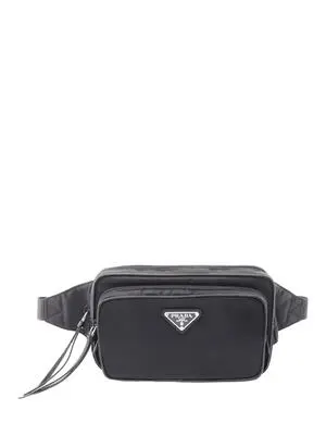 Prada Logo-plaque Belt Bag - Black