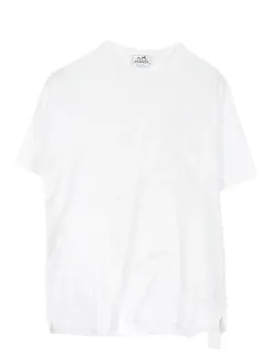 Hermès 2020 H-embroidered T-shirt - White