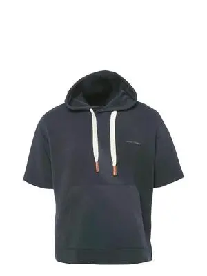 Emporio Armani Short-sleeve Hoodie - Blue