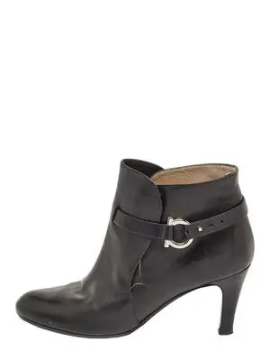 SALVATORE FERRAGAMO 75mm Gancini Ankle Boots