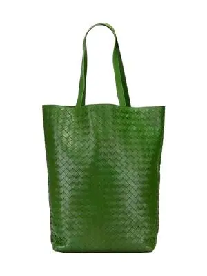Bottega Veneta Nappa Intrecciato Tote Bag - Green